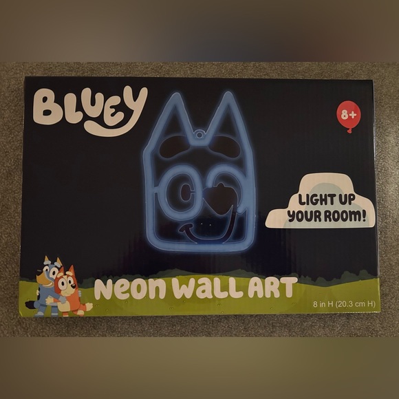 Bluey | Wall Decor | Bluey Neon Wall Art | Poshmark
